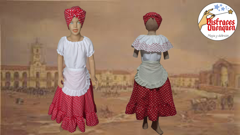 Disfraz de Negrita Candombera - Disfraces Quenquen